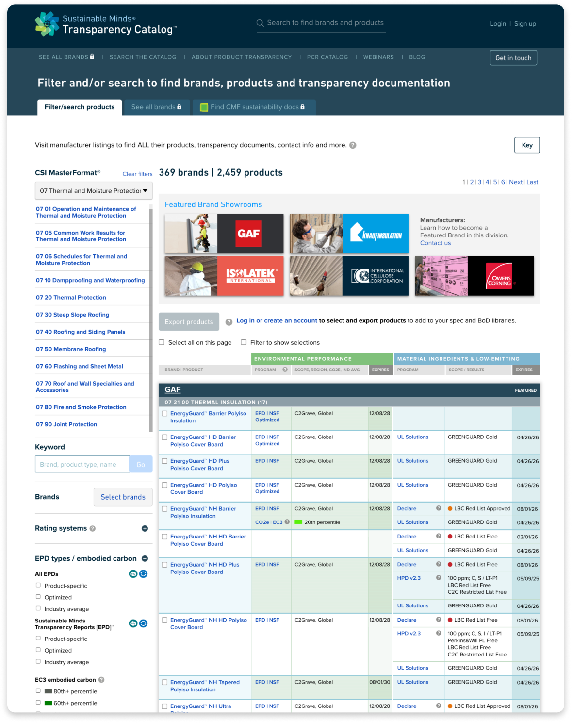 Building & Construction Materials