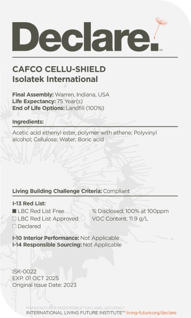 Transparency Catalog | Material health